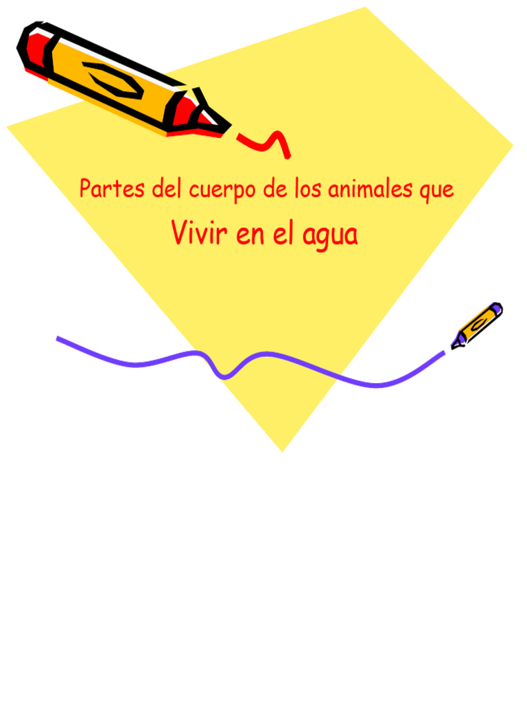 PARTES DEL CUERPO DE ANIMALES ACUÁTICOS | PDF