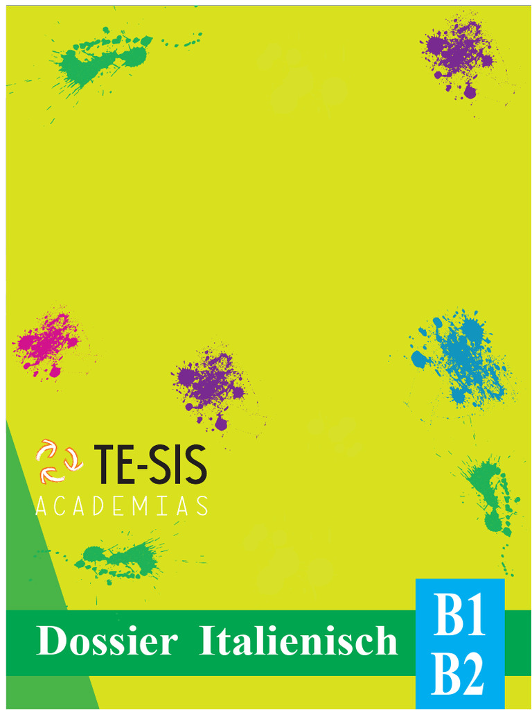 Dossier Italienisch B1 B2 | PDF