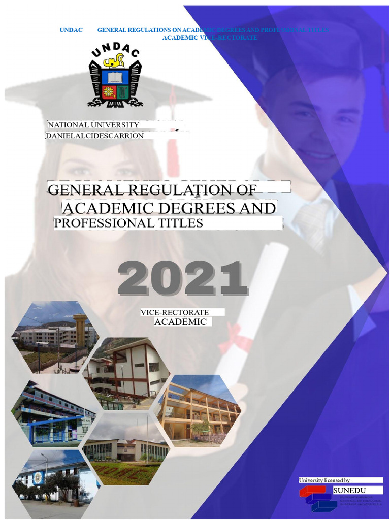 Official Regulations for Academic Degrees and Professional Titles 2021 ...