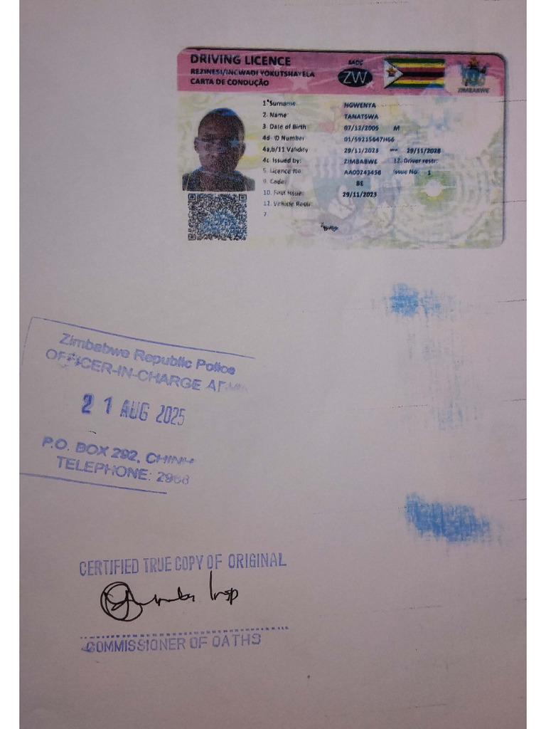 Apprenticeship Clearance Letter and Driver's License | PDF