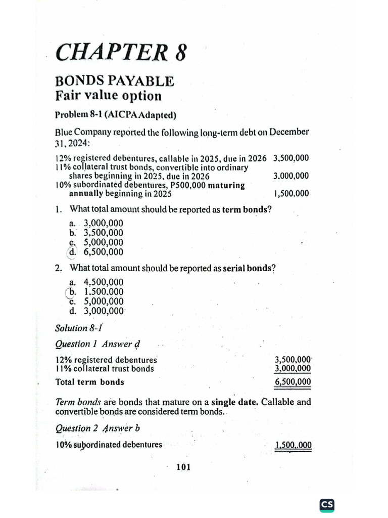 8 Bonds Payable | PDF