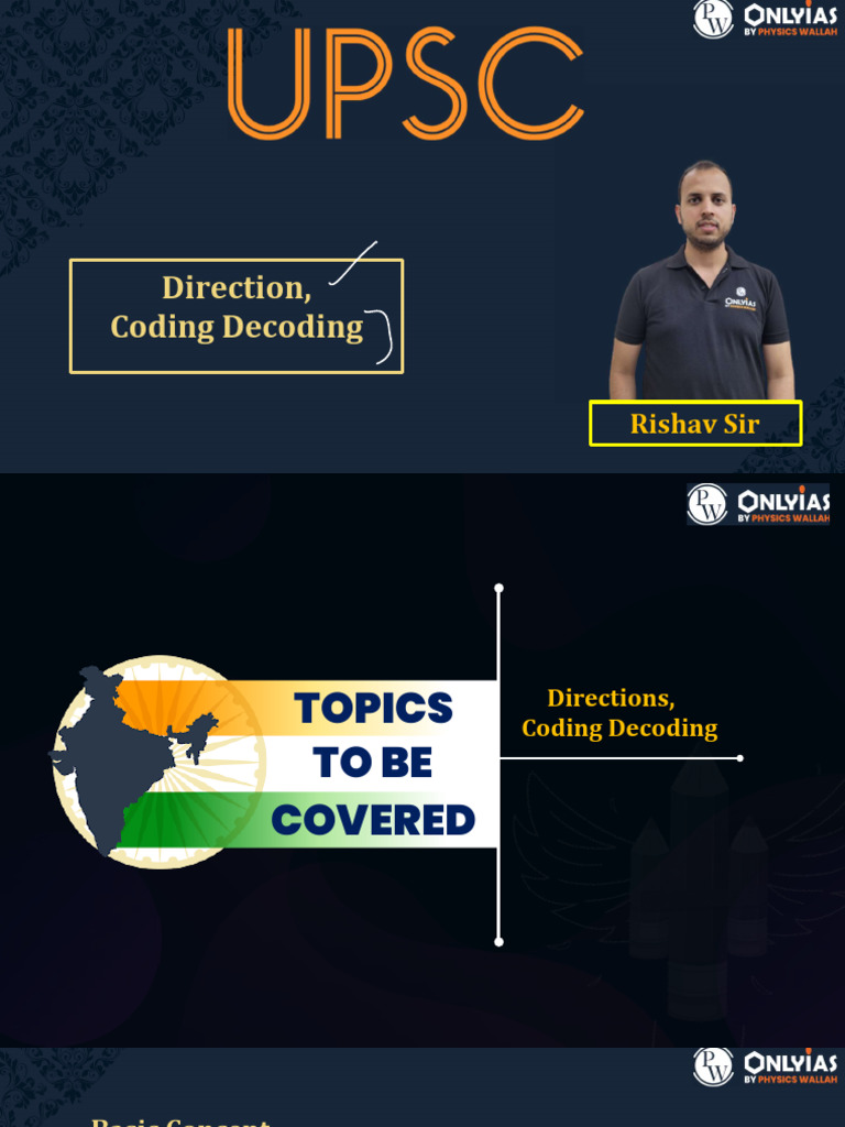 Direction and Coding Decoding Practice | PDF