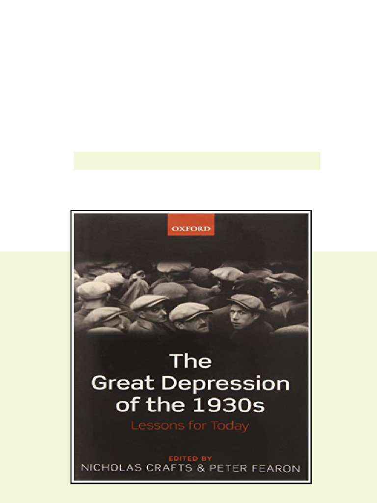 (Ebook) The Great Depression of the 1930s: Lessons for Today by ...