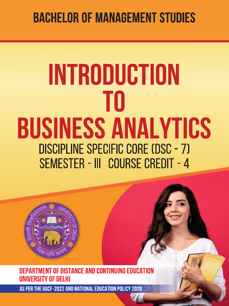 Business Analytics Study Material 2023 | PDF | Machine Learning | Analytics