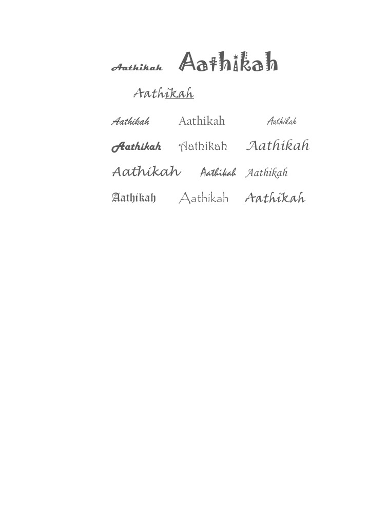 Watermark Fonts Overview | PDF