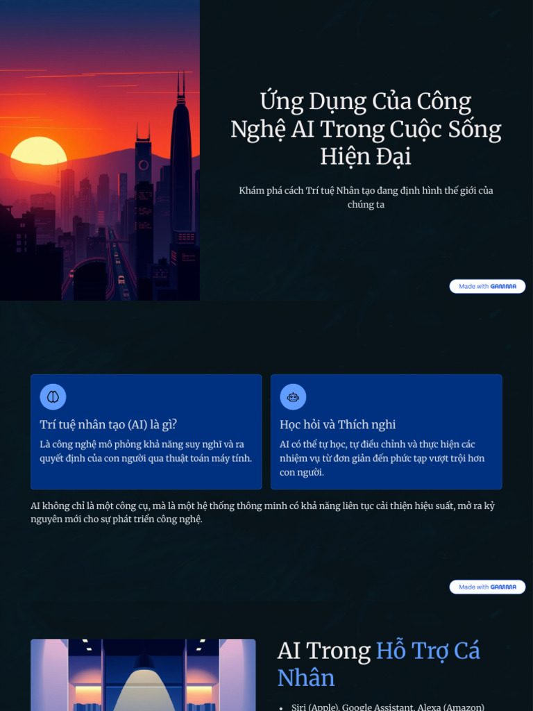 Ung Dung Cua Cong Nghe AI Trong Cuoc Song Hien DJai | PDF
