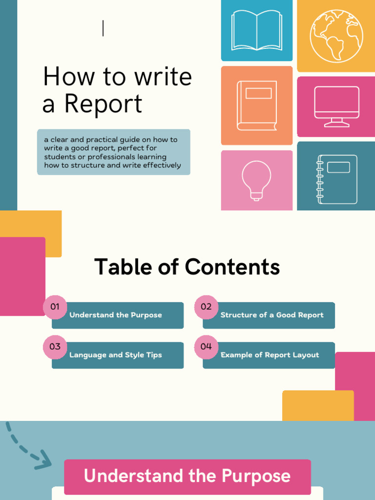 How to write a Report como escribir un reporte en ingles | PDF ...