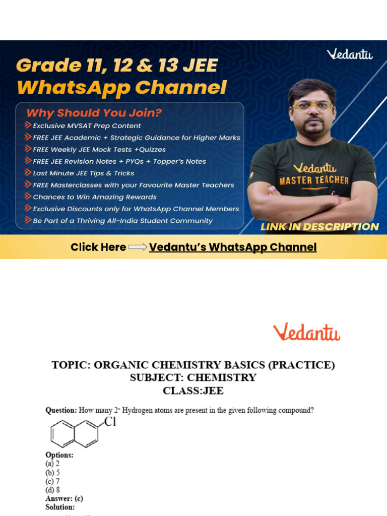 Important JEE notes | PDF | Organic Chemistry | Chemistry