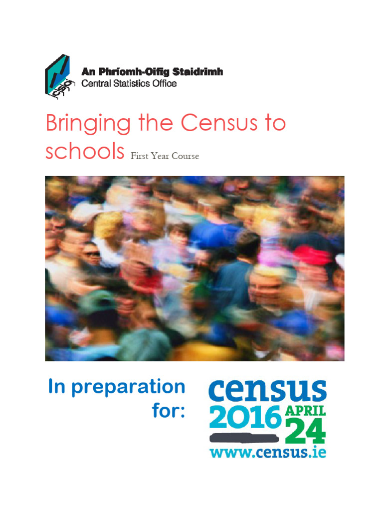 Census 2016 Bringing Census To Schools 1st Year | PDF | Census