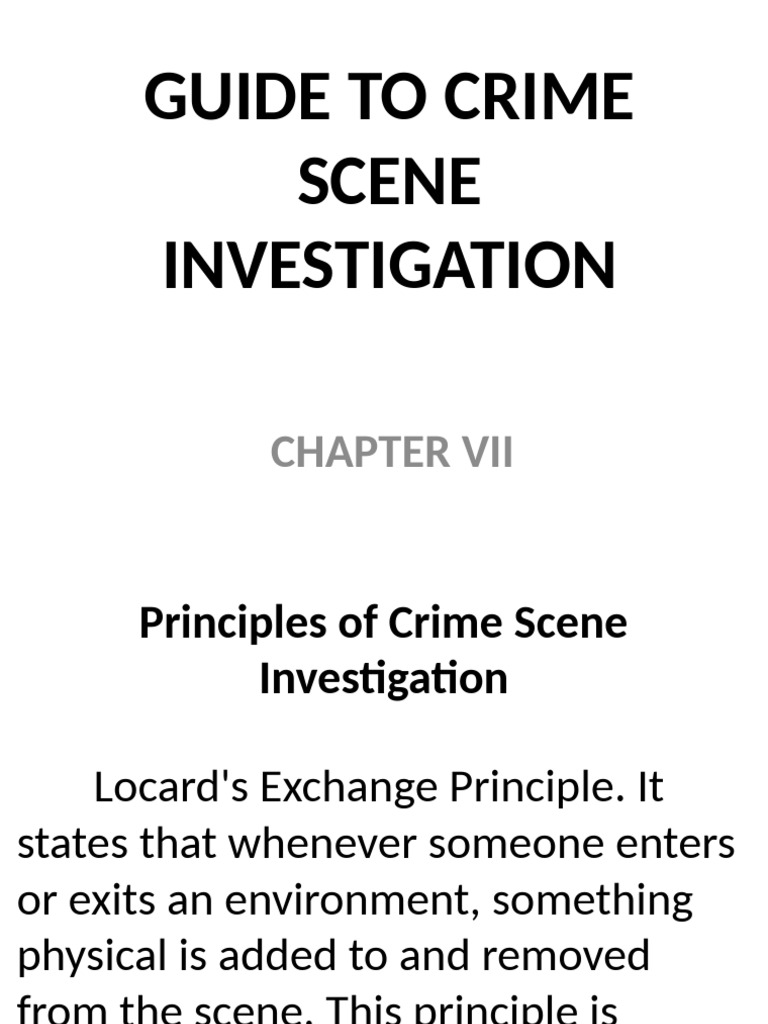 Final CDI4 | PDF | Crime Scene | Forensic Science