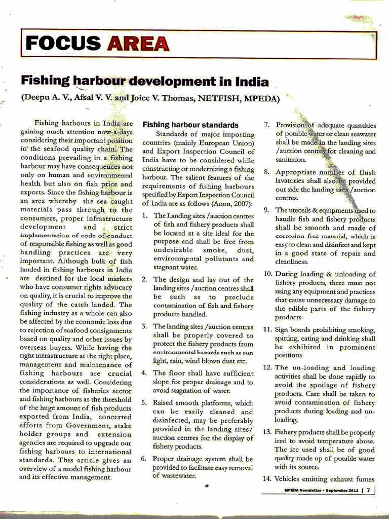 Articles in MPEDA Newsletter | PDF