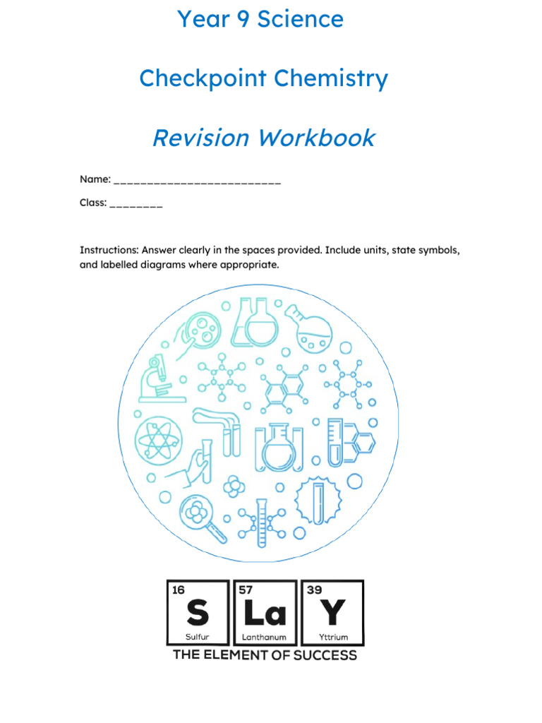 Chemistry+Revision+Workbook+PDF | PDF | Chemical Bond | Chemical Compounds