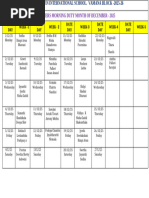 February Schedule of Names | PDF