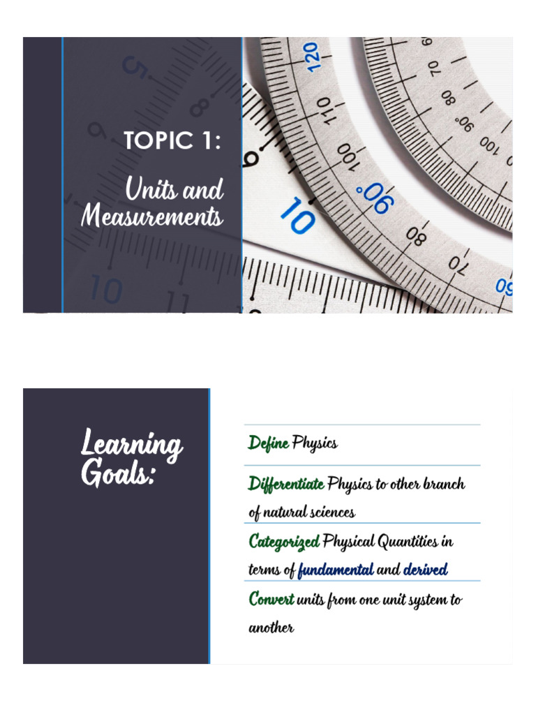 Understanding Physics: Units & Measurements | PDF | Significant Figures ...
