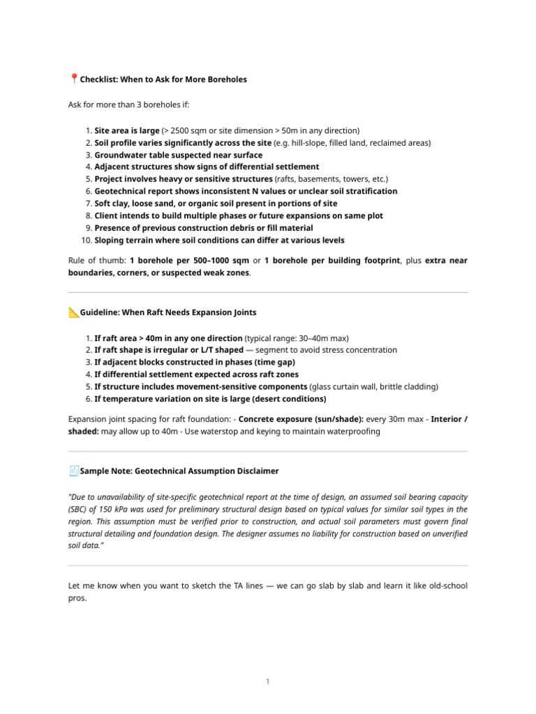 Borehole Request and Raft Guidelines | PDF