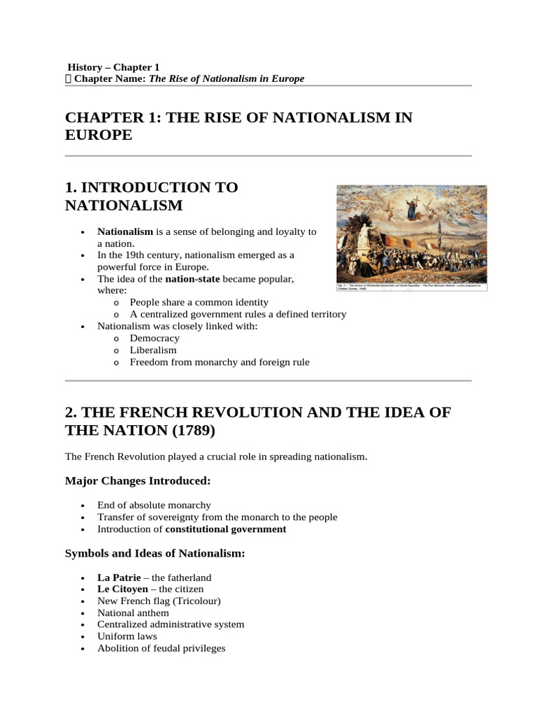 Rise of Nationalism in 19th Century Europe | PDF | Nationalism | Liberalism