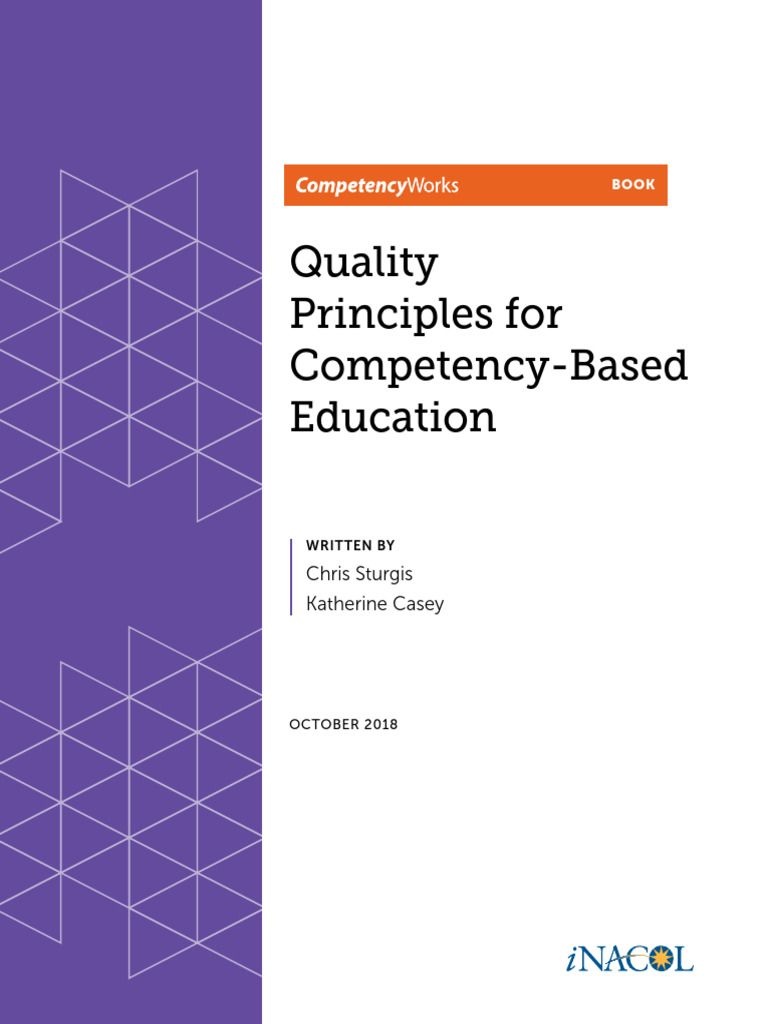 Quality Principles for Competency Education | PDF | Learning | National ...