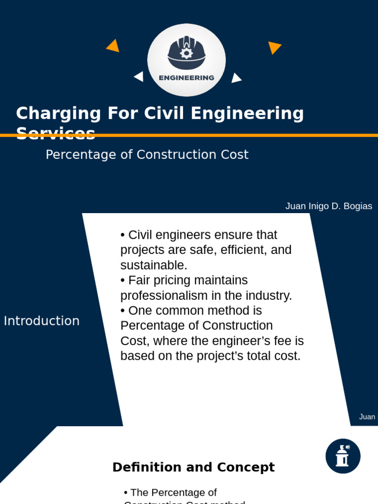 Presentation - Percentage of Constructin Cost | PDF