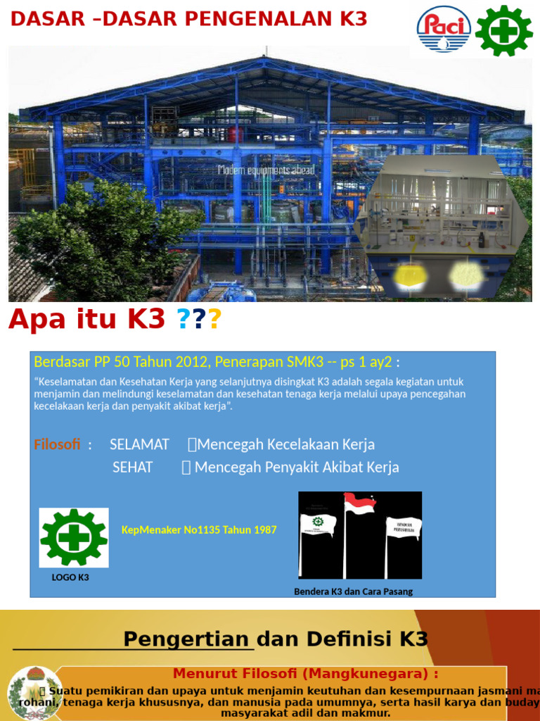 #5 - Dasar - Dasar k3 | PDF