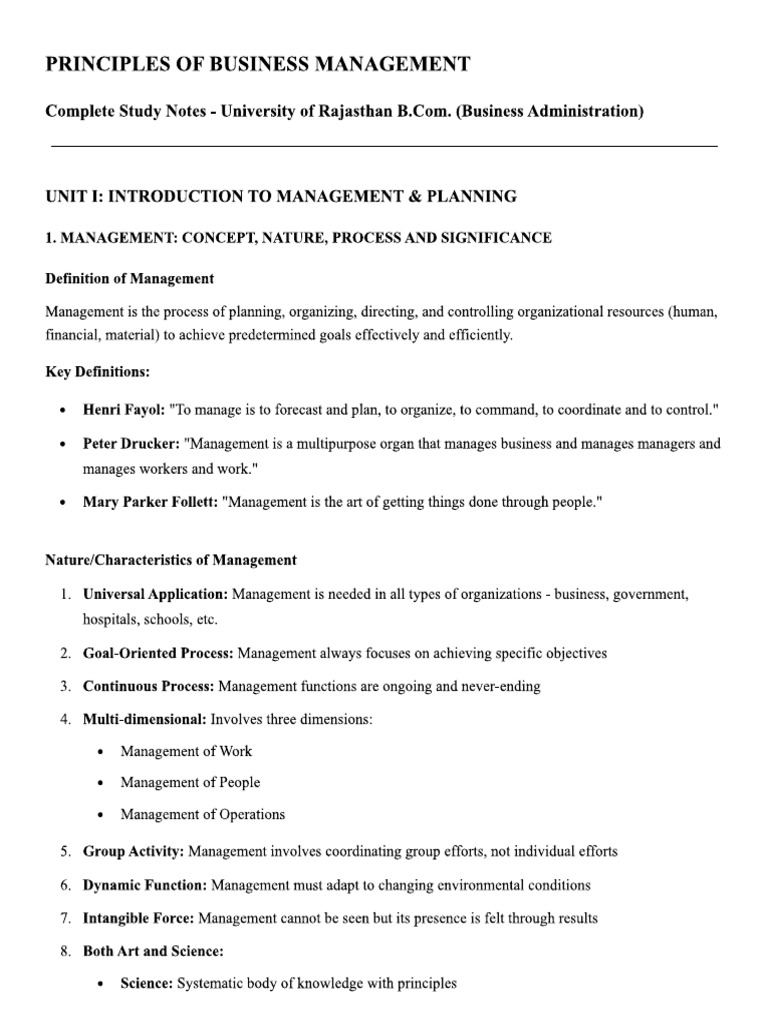 Pobm Notes | PDF