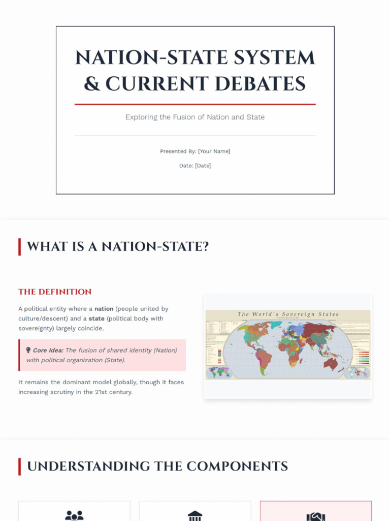 Nation-State System & Debates | PDF