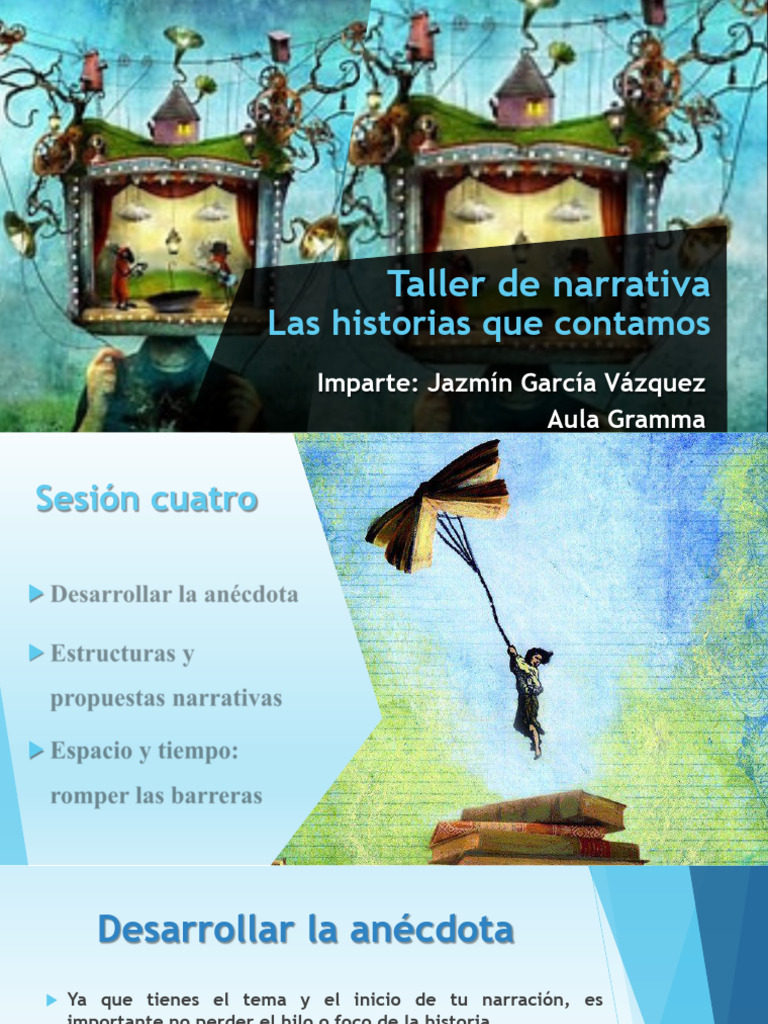 Taller de Narrativa - Clase 4 | PDF | Narración | Teoría literaria