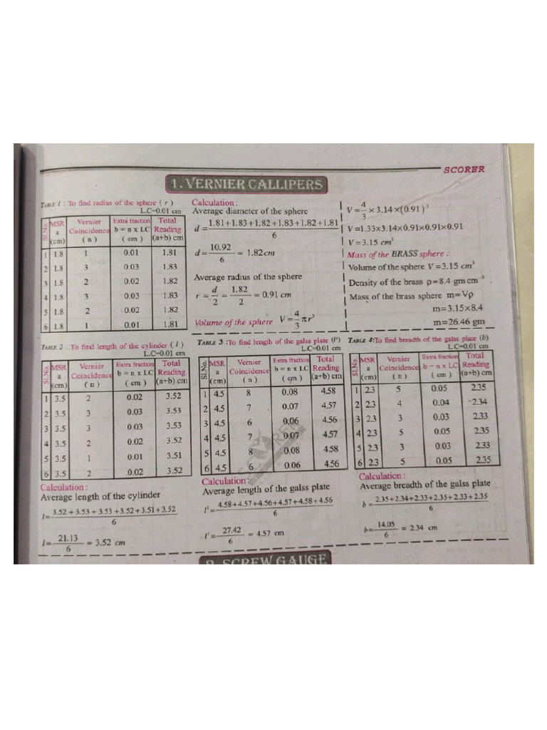 Physics Practical Graphs | PDF