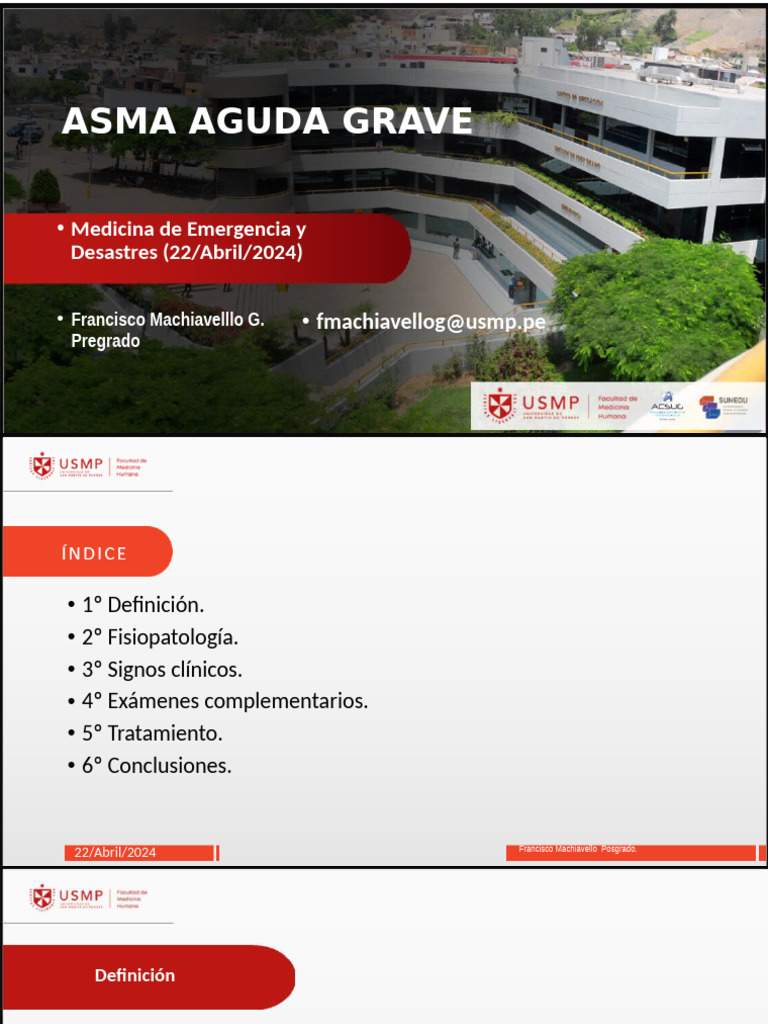 Manejo del Asma Aguda Grave en Emergencias | PDF | Asma | Neumología