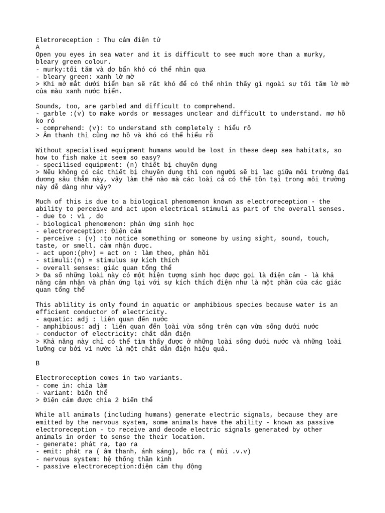 Translation of Academic Reading - Section 1 Practice Test | PDF