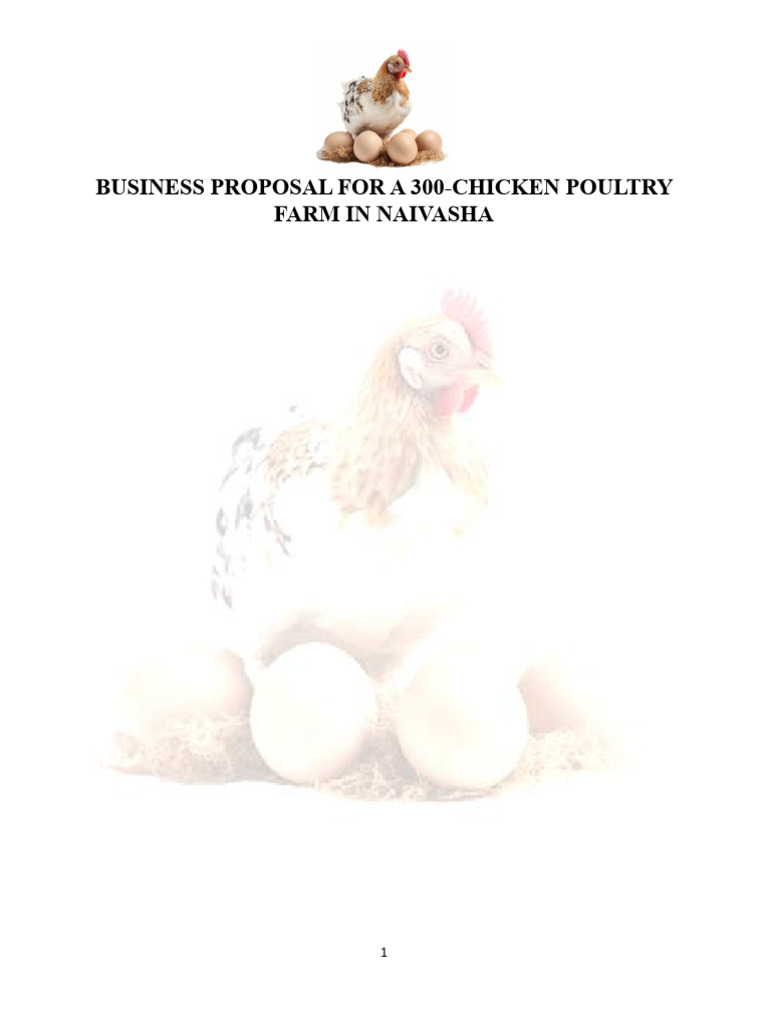 Business Proposal For A 300 | PDF | Poultry Farming | Chicken