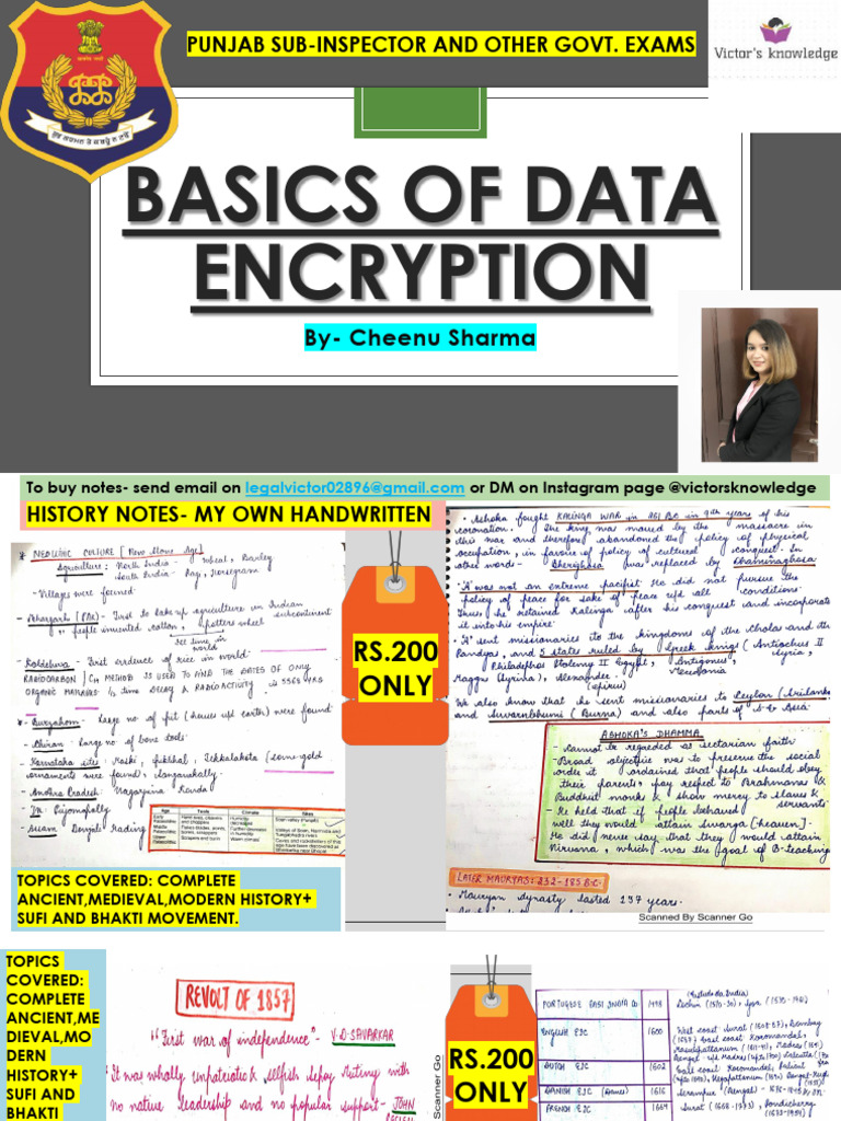 Basics of Data Encryption | PDF | Encryption | Key (Cryptography)