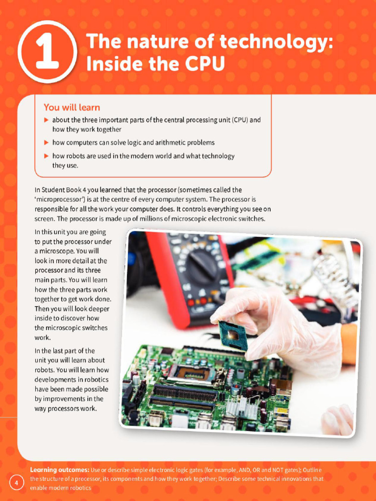 The CPU | PDF | Central Processing Unit | Input/Output