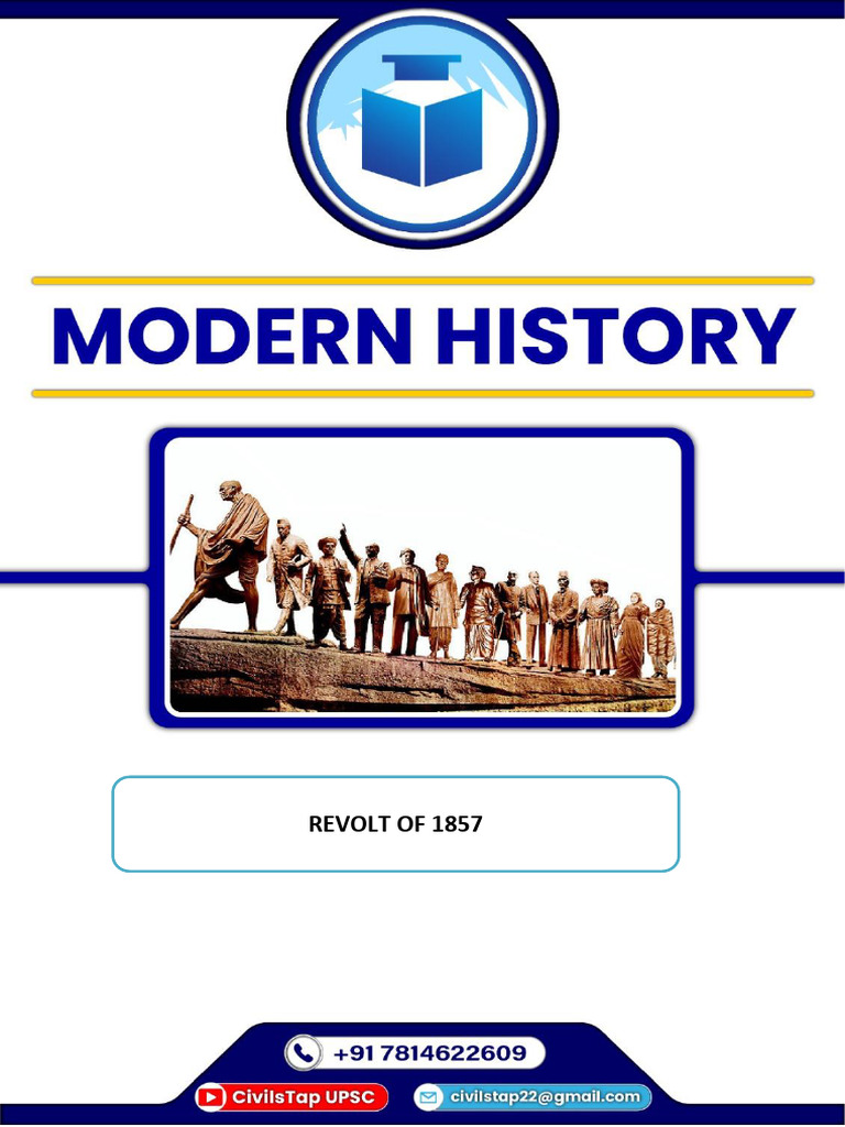 Lecture 6 Handout English | PDF | Indian Rebellion Of 1857 | British India