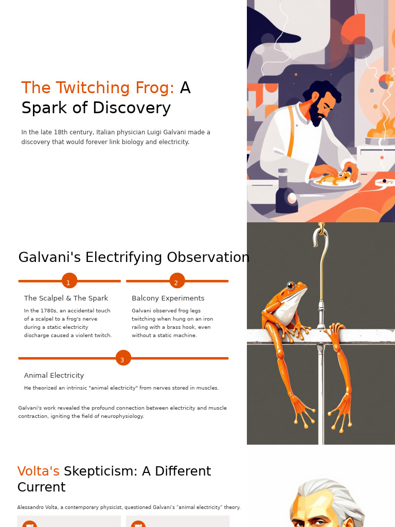The Twitching Frog A Spark of Discovery | PDF | Electricity