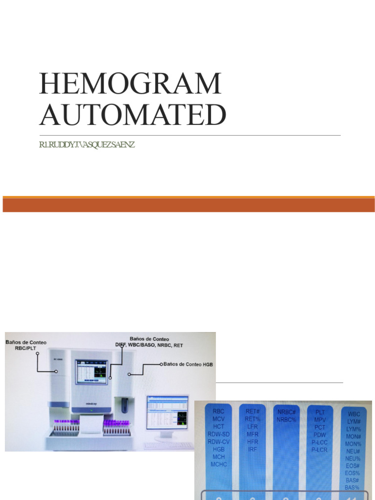 4 AUTOMATED HEMOGRAM | PDF | Flow Cytometry | Red Blood Cell