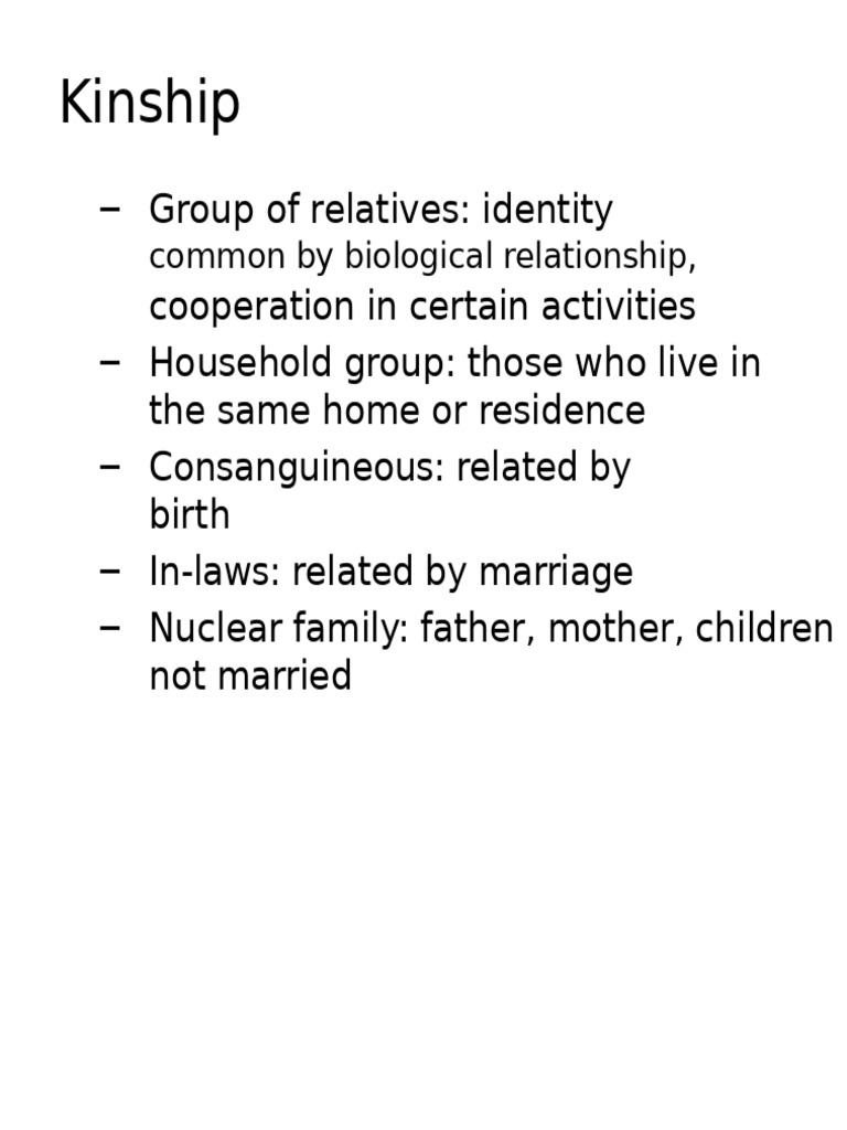Theory of Patrilineal and Matrilineal Descent Groups | PDF | Kinship ...