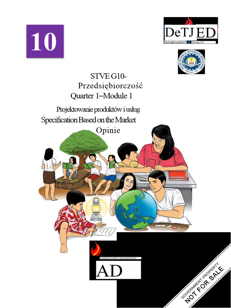 Online - Q1 Tydzień - 1 - 2 - Modul 1 Specyfikacja Produkty I Usługi ...
