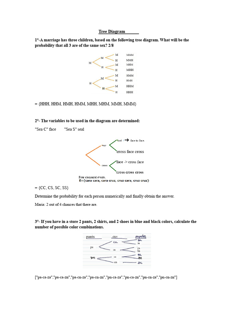 Tree Diagram | PDF