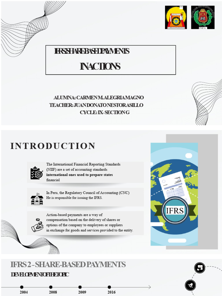 IFRS 2: Accounting for Share-Based Payments | PDF | Fair Value ...