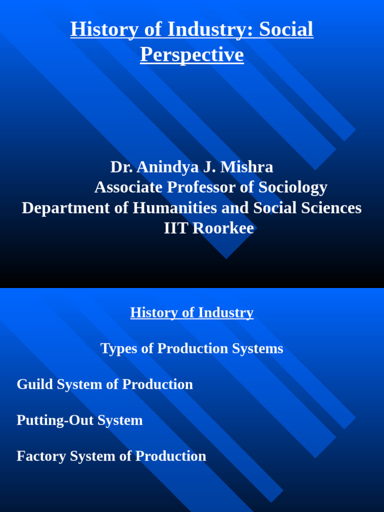 Evolution of Production Systems in Industry | PDF | Guild | Market ...