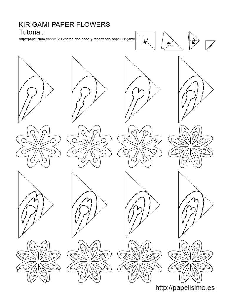 Paper Flowers Kirigami | PDF