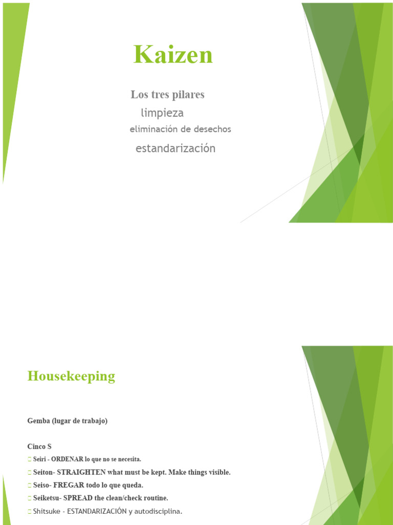 Kaizen: Pilares y Ciclo de Mejora Continua | PDF
