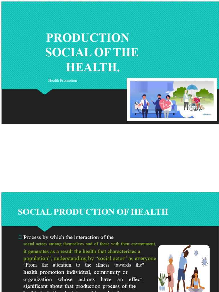 Social Production of Health Explained | PDF | Health Care | Policy