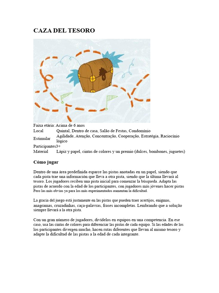 Búsqueda Del Tesoro | PDF