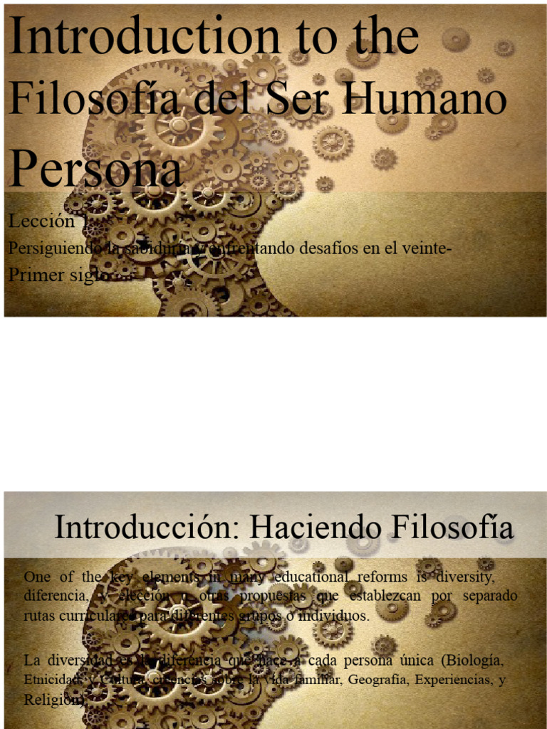 Filosofía del Ser Humano en el Siglo XXI | PDF | Science | Sabiduría