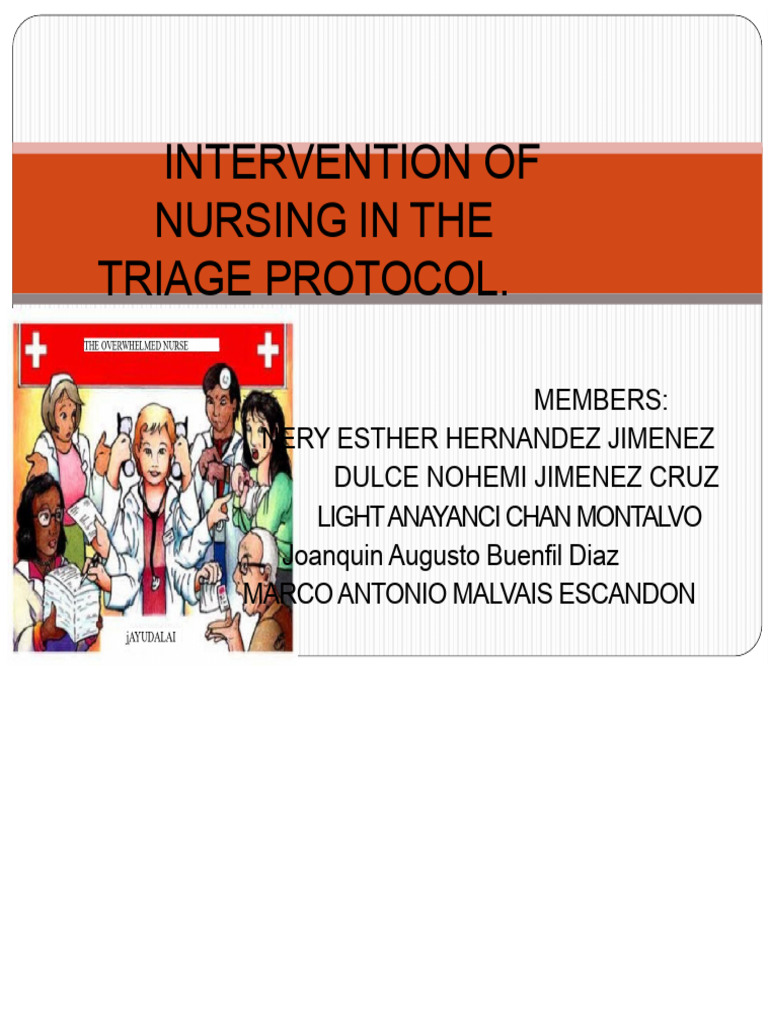 Nursing Role in Triage Protocols | PDF