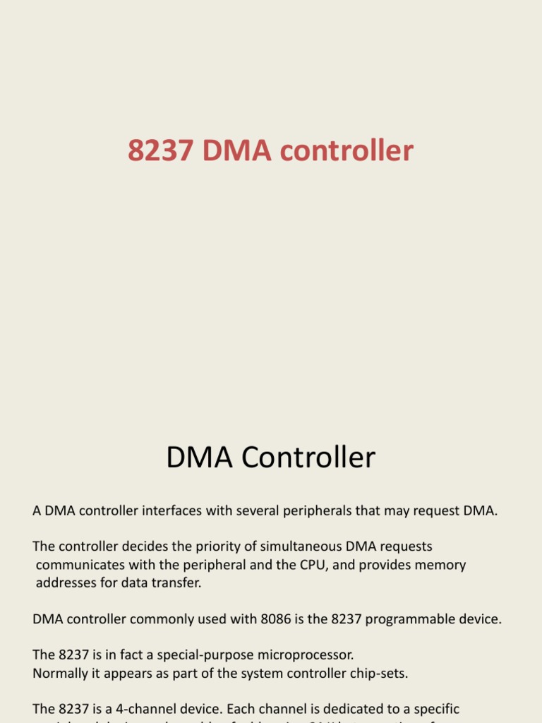8237 Dma Controller2 | PDF | Integrated Circuit | Information Technology