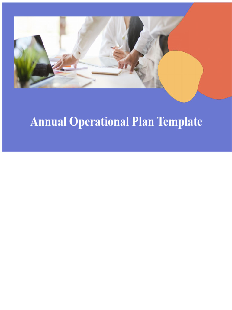 Operational Plan Template | PDF | Goal | Swot Analysis