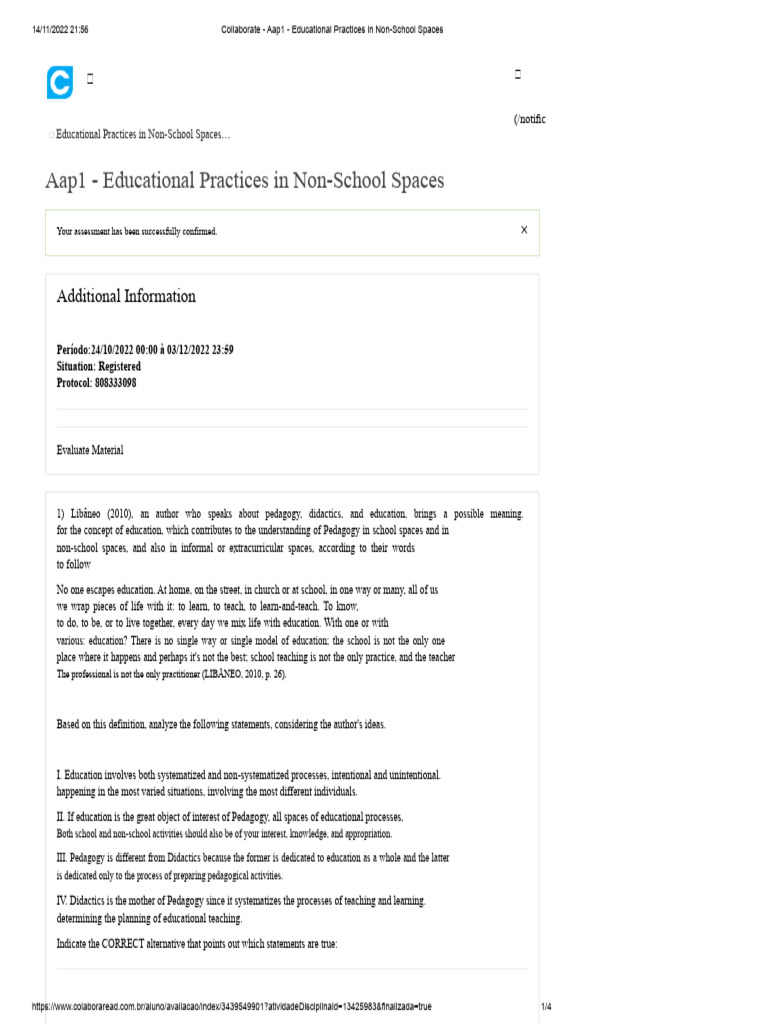 Educational Practices Beyond Schools | PDF | Pedagogy | Liberal Arts ...