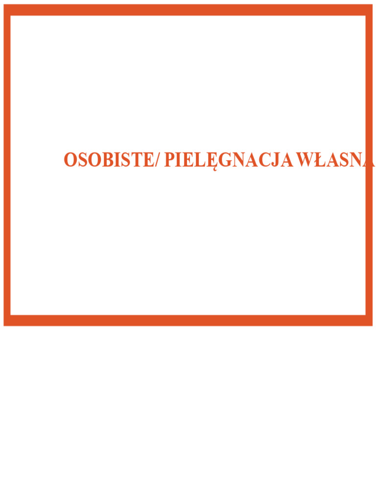Dbaj o Siebie | PDF